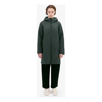 Elvine Stilvolle Sea Weed &Uuml;bergangsjacke - - Coats - Damen - Gr&uuml;n - XS