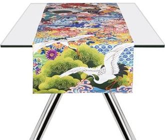 Excelsa Tischläufer, 100 % Baumwolle, 45 x 140 cm, orientalisches Dekor