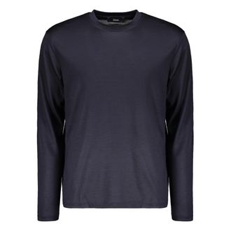 Herno Klassischer Rundhals-Pullover - - Tops - Herren - Blau - L