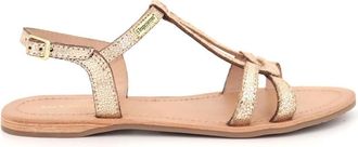 Les Tropeziennes Damen Hacklio Stadtschuhe, Gold Craquele, 39 EU