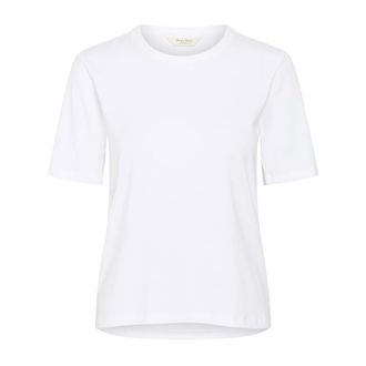 Part Two Femme, Tops, Blanc, Taille: 40 FR T-shirt Blanc &Eacute;clatant &agrave; Manches Courtes