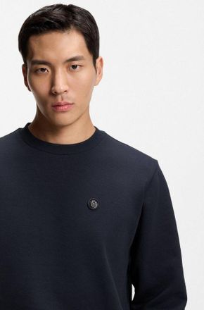 BOSS Sweatshirt C-Sharpe Regular Fit, Baumwollmix, Rundhalsausschnitt