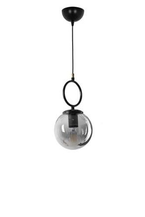 Opviq Industrial Scandinavian Chandelier, 70 cm Height, 16 cm Diameter | 100% Metal, Black Finish, E27 Socket, Max 40W | Stylish Lighting for Modern Spaces