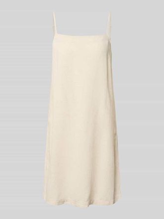 Pieces Ausgestelltes Minikleid aus Viskose-Leinen-Mix Modell PIA