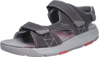 Joya Alexander Dark Blue Sandales dextérieur élégantes en cuir nubuck avec doublure en néoprène rembourrée et fermetures réglables au niveau du talon, Noir