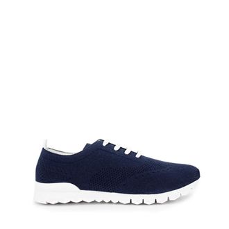 Kiton Homme, Chaussures, Bleu, Taille: 43 1/2 EU Baskets de course en cachemire tissé