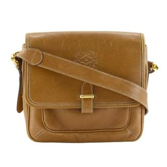 Loewe Sac bandouli&egrave;re en cuir doccasion - Femme - Pre-owned - Brun - Taille: ONE Size