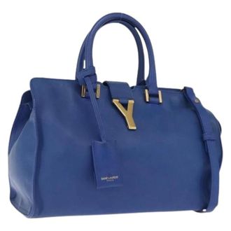Saint Laurent Sac &agrave; main vintage Pre-owned - Femme - Pre-owned - Bleu - Taille: ONE Size