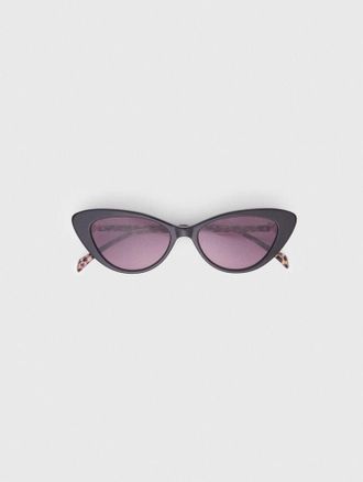 Maje Lunettes De Soleil Cat Eye - Noir - Maje