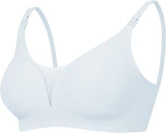 Generic Brassi&egrave;re Femme avec Bonnet Complet Fermeture Devant avec Maintien Souple Soutien Gorge Grande Taille sans Armature sous-V&ecirc;tements Doux Confort Couver