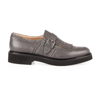 Doucal's Brogues &agrave; bride simple en cuir - Femme - Chaussures - Brun - Taille: 36 EU