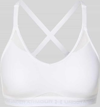 Under Armour Sport-BH mit Label-Schriftzug Modell UA Crossback Low Bra