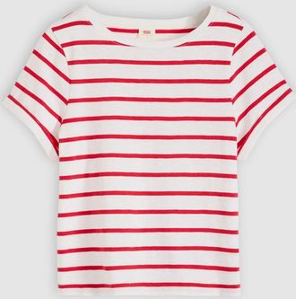 Levi's Julie Slub T-Shirt - Damen - Rot / Rot