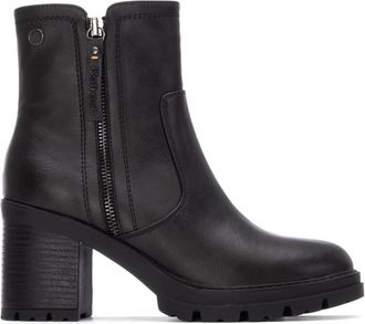 Refresh Freizeitstiefeletten Damen Schwarz - Bequeme und vielseitige Schuhe - Casual Mode - Modell 17297002 (Größe 41)