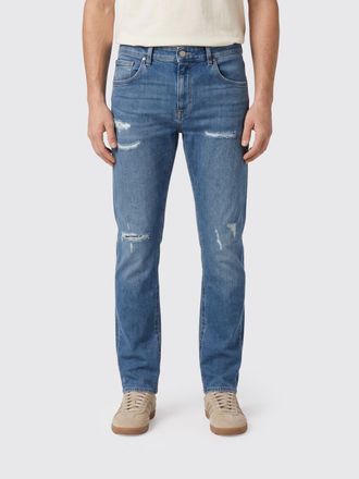 Pantaloni Torino Jeans Homme couleur Denim
