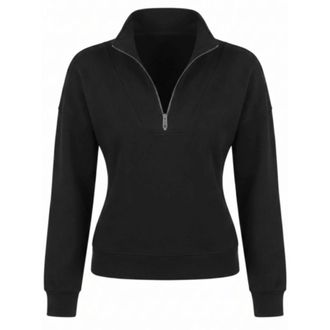 Calvin Klein Femme, Sweatshirts et sweats &agrave; capuche, Noir, Taille: 42 FR French Terry Standard Logo To
