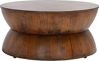 Safavieh Modern Akzenttisch aus Holz, Braun, 76 x 76 x 35