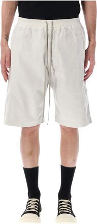 Rick Owens Homme, Shorts, Blanc, Taille: M Wide Pusher Shorts