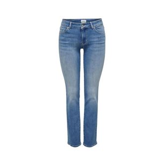 Only Regular Fit Baumwoll-Stretch-Jeans - - Jeans - Damen - Blau - W25 L32