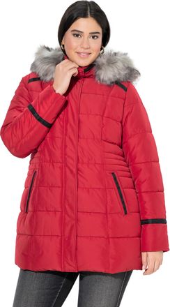Ulla Popken Damen große Größen Übergrößen Plus Size HYPRAR Funktions-Steppjacke, wasserabweisend, Kapuze