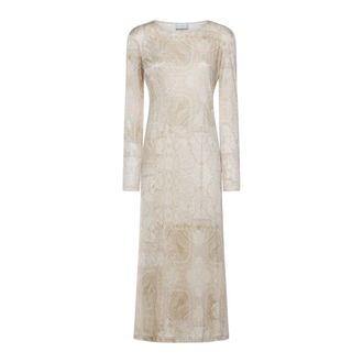Pierre-Louis Mascia Febo Midikleid - - Dresses - Damen - Beige - XS