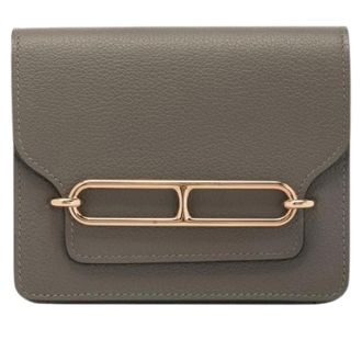 Herm&egrave;s Pre-owned Roulis Slim Compact Wallet - - Pre-owned - Damen - Grau - ONE SIZE