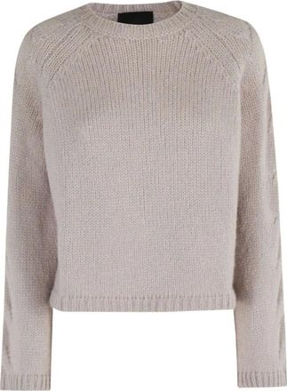 Roberto Collina Pull &agrave; col rond - Femme - Pulls - Gris - Taille: 40 FR