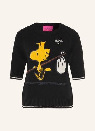 Frog Box Frogbox Strickshirt schwarz