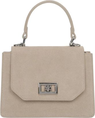 Estro & Luminara Femme, Sacs, Beige, Taille: ONE Size Mini Sac &agrave; Main Satchel