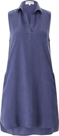 Bella Dahl Femme, Robes, Bleu, Taille: 40 FR Tencel Mini Shirt Dress