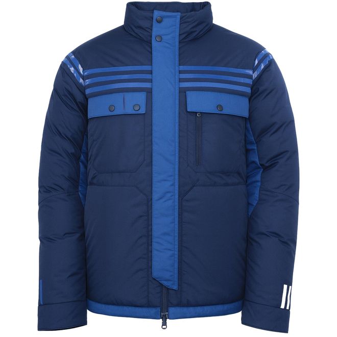 x White Mountaineering Herren Blaue Jacke