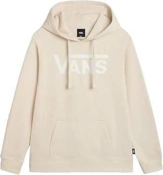 Vans WM Drop V Logo Hoodie-b Sweat &agrave; Capuche pour Femme, Beige, S