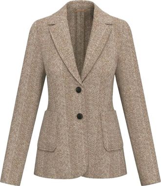 Marella Femme, Vestes, Beige, Taille: 44 FR Dear Blazer