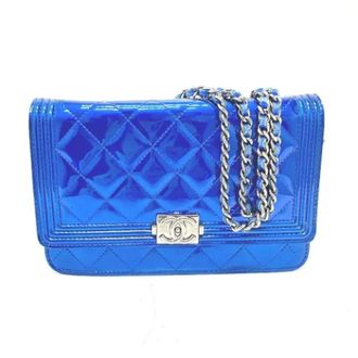 Chanel Pre-owned Cuir sacs-chanel - Femme - Pre-owned - Bleu - Taille: ONE Size