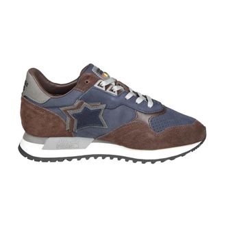 Atlantic Stars Blaue Freizeit-Sneakers Leder Stoff Dracoc - - Shoes - Herren - Mehrfarbig - 40 EU