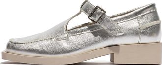 FLY London Fly London Damen ROZI209FLY Loafers, Silver, 38 EU