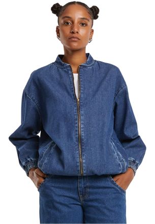 Urban Classics Damen Jeansjacke Ladies Oversized Skater Jacket, übergroße Jeansjacke für Damen, Größen XS - 5XL