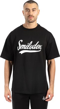 Smilodox Herren T-Shirt Lorik - Locker geschnittenes Oversize Shirt mit Retro Frontprint, bequemem Rundhalsausschnitt und weichem Material f&uuml;r einen modernen S