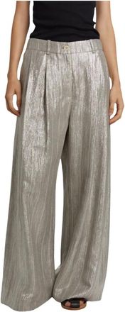 PDR Phisique Du Role Femme, Pantalons, Gris, Taille: 36 FR Wide Pantalons