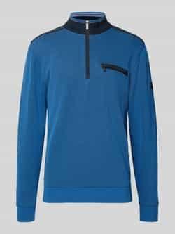 Bugatti Sweatshirt mit Stehkragen Modell Selanik