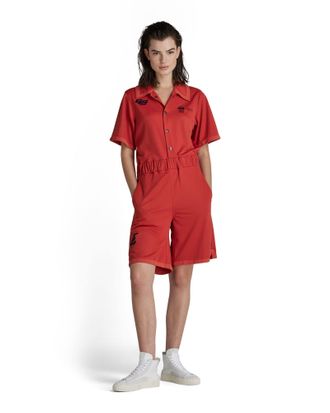 G-Star RAW Damen Baseball Graphic Playsuit