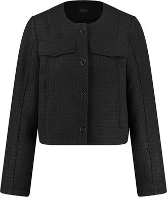 Taifun Jacke Jeans + Gewebe