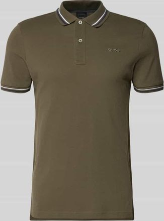 Geox Slim Fit Poloshirt mit Kontraststreifen