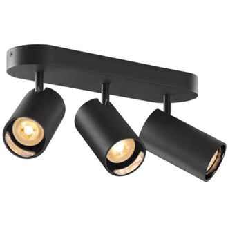 SLV Spot en saillie 3 lumi&egrave;res Asto Tube noir - 3x GU10 - 1006427