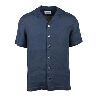 Alpha Studio Homme, Chemises, Bleu, Taille: S T-shirt &agrave; manches courtes
