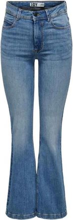 Jacqueline de Yong Ausgestellte High-Waist-Denim-Hose - - Jeans - Damen - Blau - W26 L32
