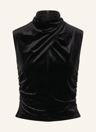 AllSaints Allsaints Samttop Tia schwarz