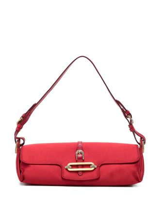 Jimmy Choo London sac porté épaule à plaque logo - Rouge