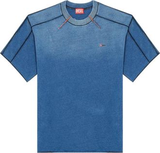 Diesel Homme, Tops, Bleu, Taille: S T-craoxt T-Shirt