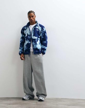 The North Face Yumiori Jacke mit durchgehendem Rei&szlig;verschluss mit blauem Print